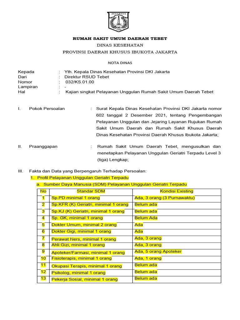 FORM 03 Unggulan Geriatri Terpadu 2024 (Gesty) | PDF