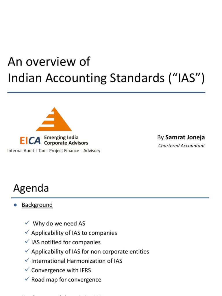 Overview of Indian Accounting Standards | PDF | International Financial ...