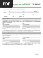 Athene Beneficiary Change Form | PDF | Social Security (United States ...