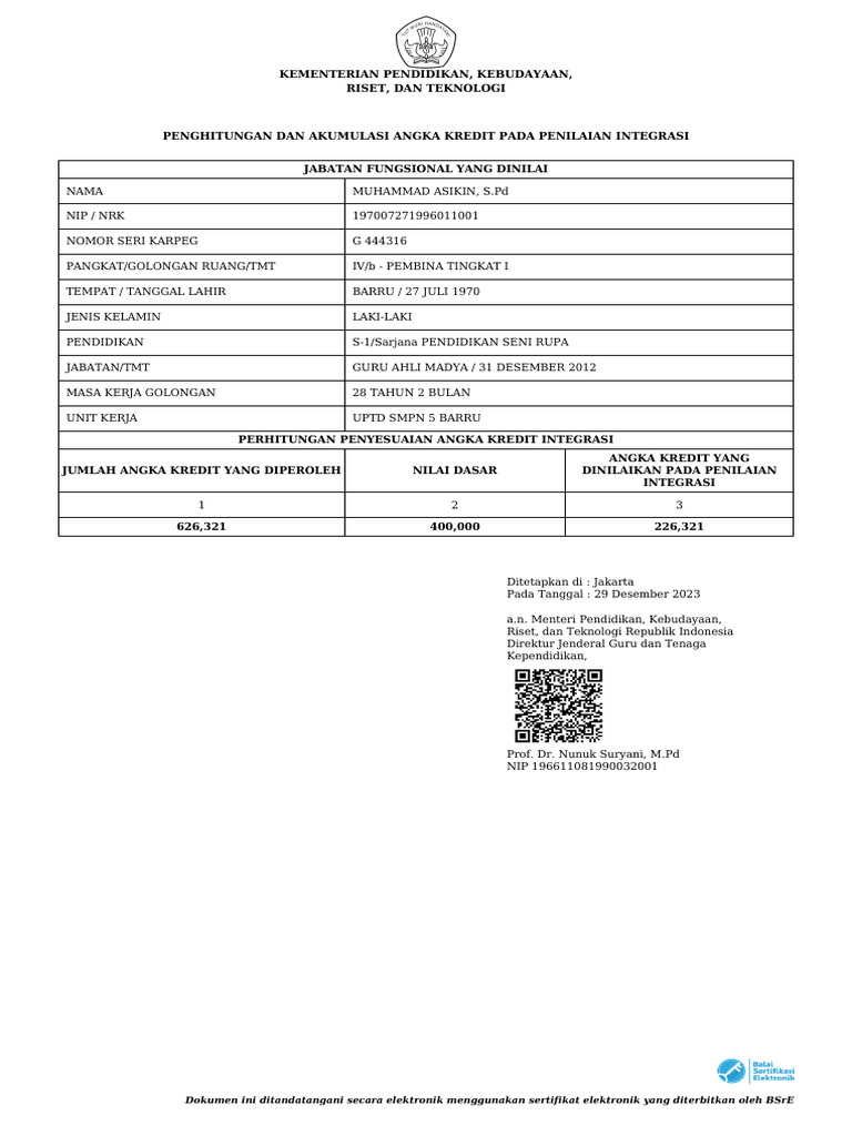 Dokumen Ini Ditandatangani Secara Elektronik Menggunakan Sertifikat ...