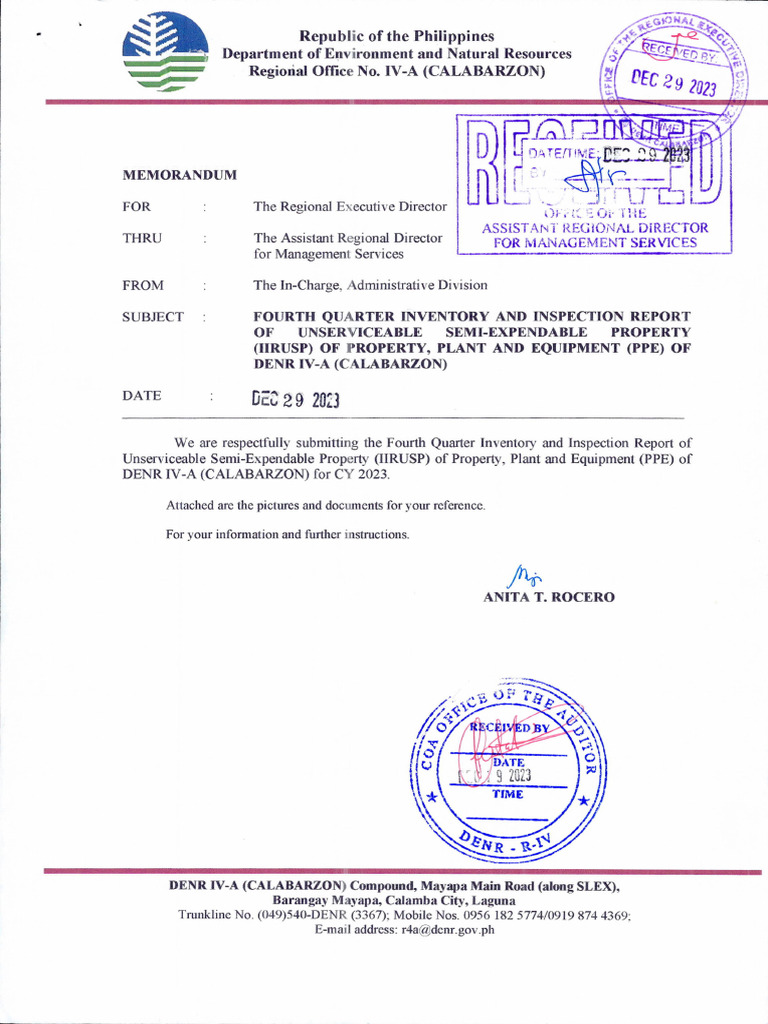 4th QTR - IIRUSP 2023 | PDF