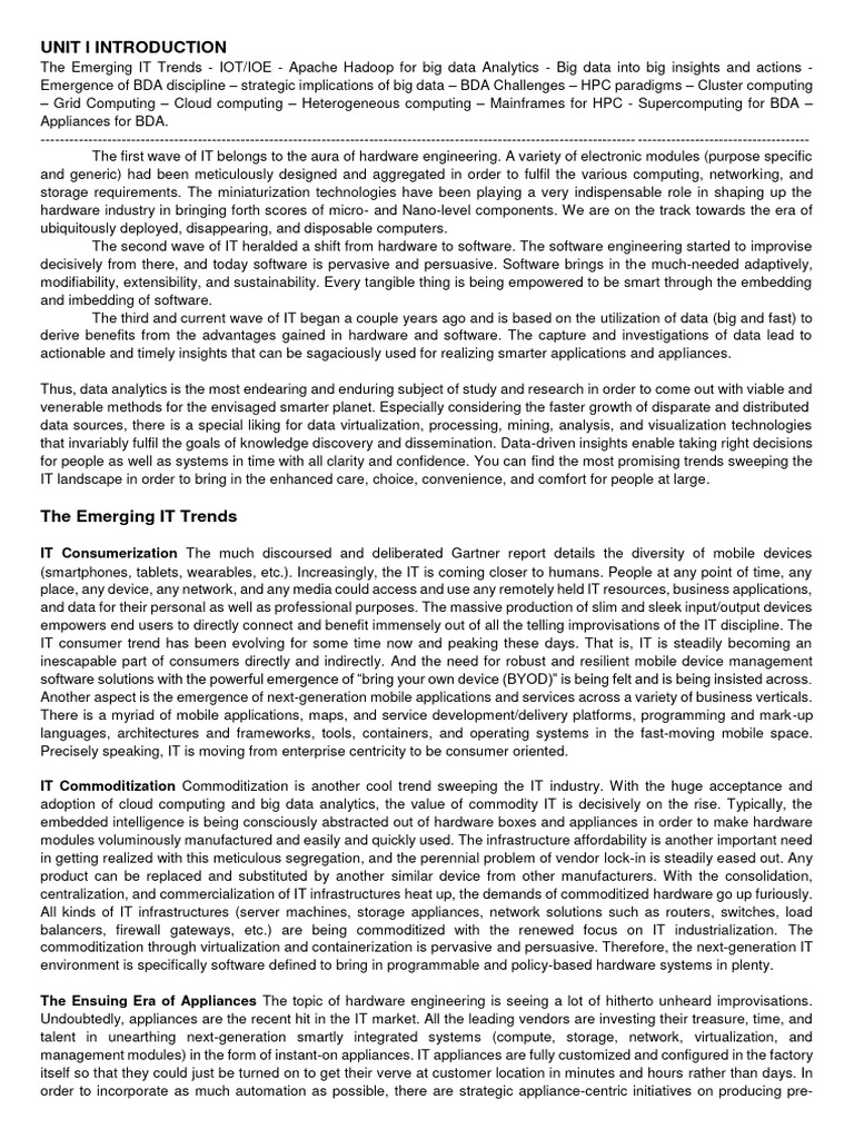 Emerging Trends in High-Performance Computing | PDF | Apache Hadoop ...