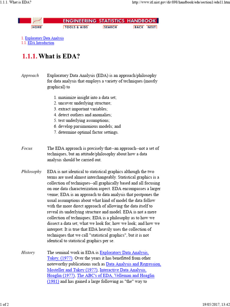 What Is EDA | PDF | Data Analysis | Statistics