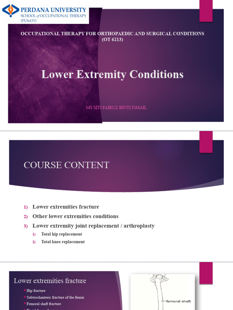 Lower Extremity Conditions | PDF | Hip | Knee