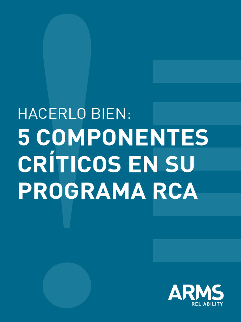 5 Critical Components Rca Program Arms Reliability Esp | PDF | Programa ...