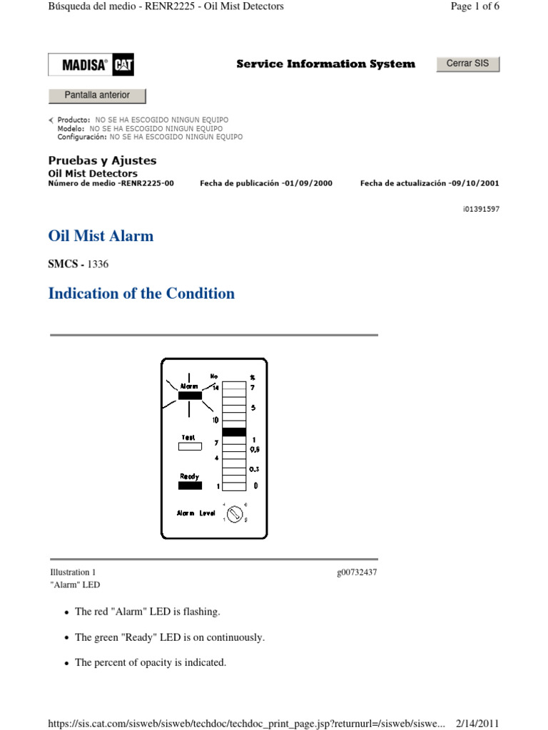 Oil Mist Alarm Oil Mist Detector | PDF | Piston | Bearing (Mechanical)