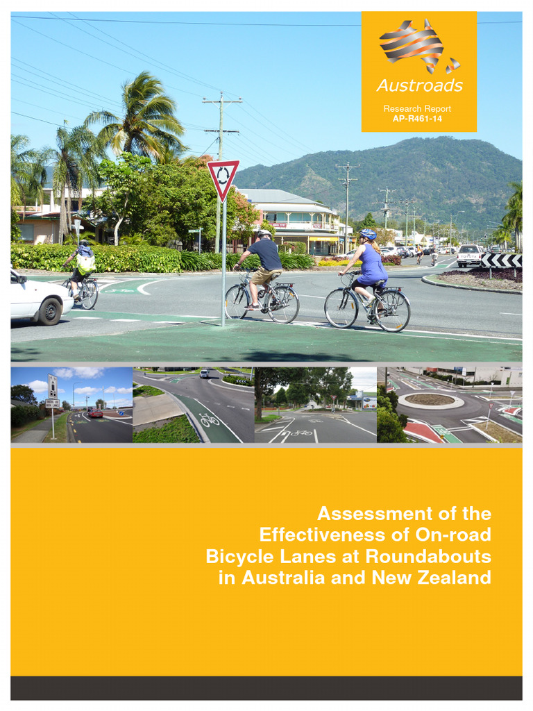 AP-R461-14 Effectiveness of On-Road Bicycle Lanes at Roundabouts | PDF ...