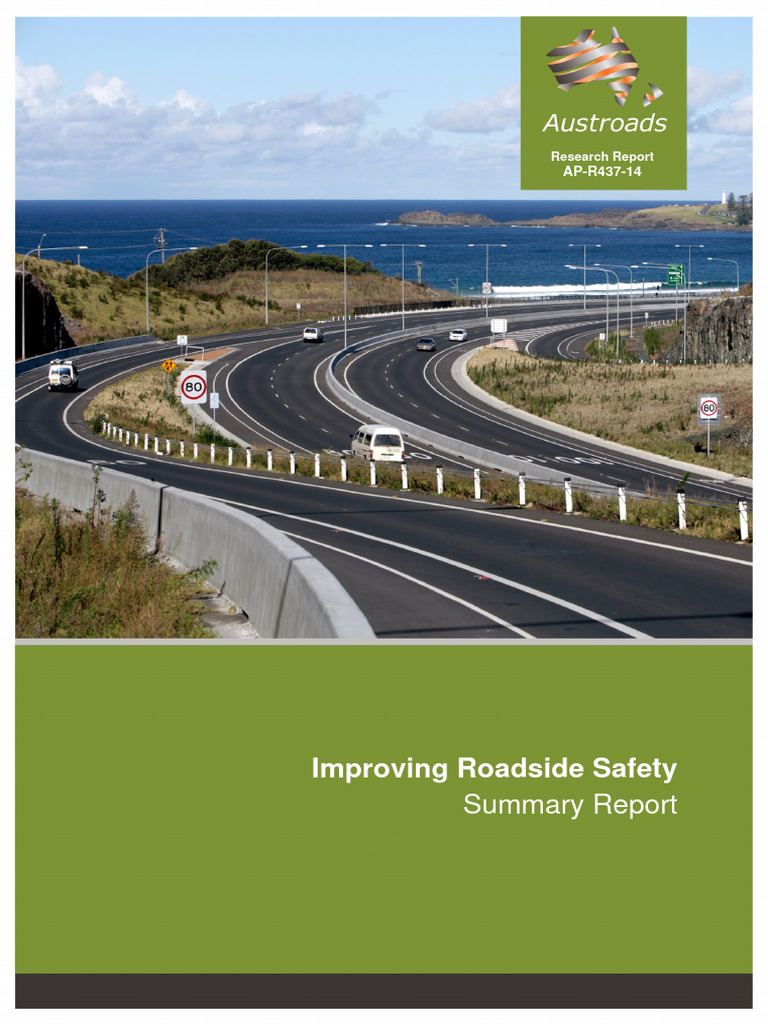 AP-R437-14 Improving Roadside Safety Summary | PDF | Traffic Collision ...