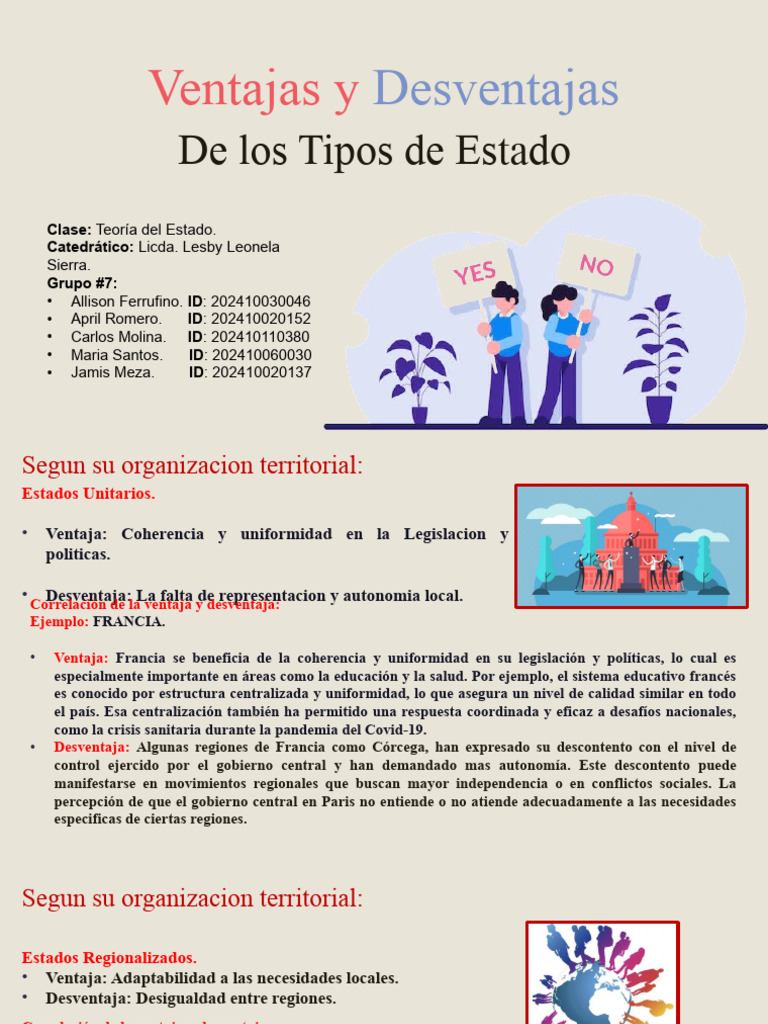 Ventajas y desventajas de los tipos de Estado. | PDF | Gobierno | Democracia