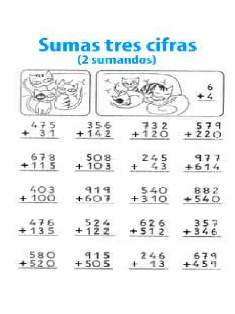 suma de tres cifras | PDF