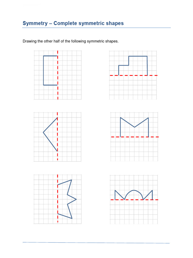 Symmetry and Pictograph-Grade 3 | PDF | Symmetry | Shape
