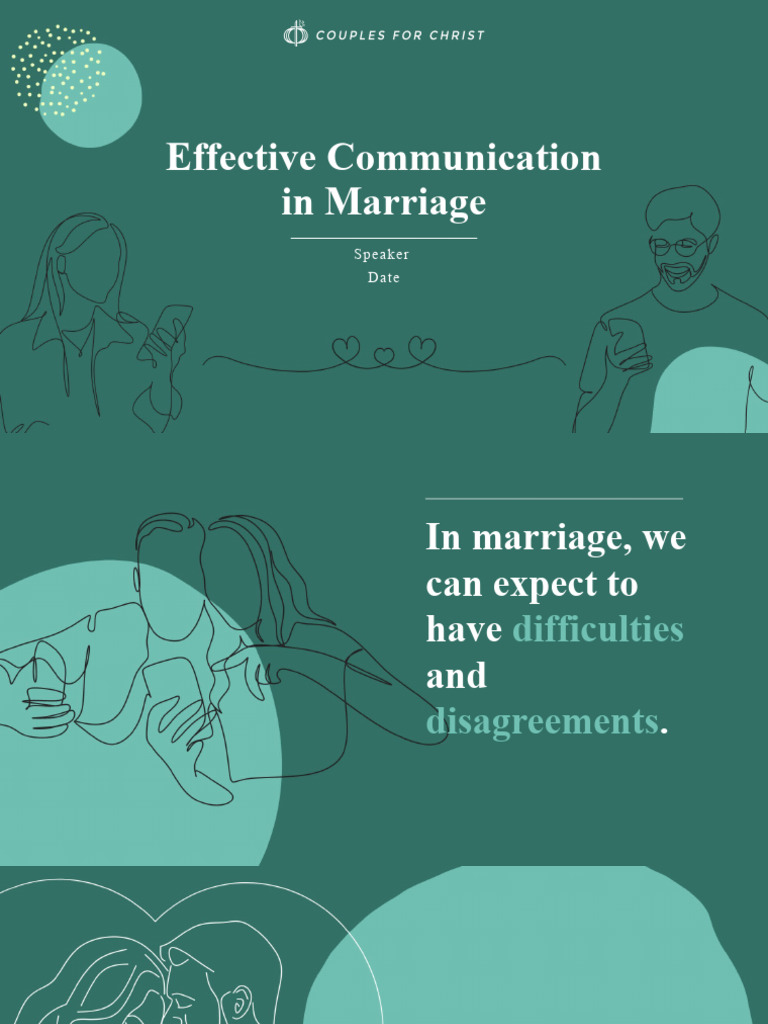 MER 1 - Talk 5 - Effective Communication in Marriage 2 | PDF ...