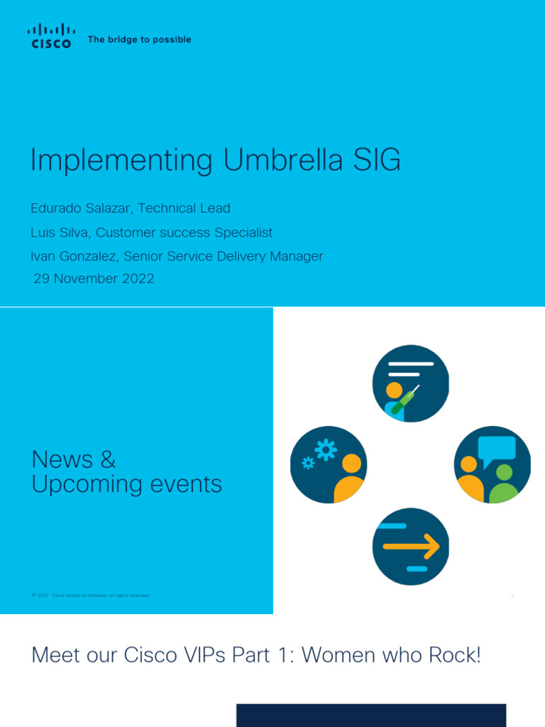Implementing Cisco Umbrella SIG Guide | PDF | Proxy Server | Computer ...