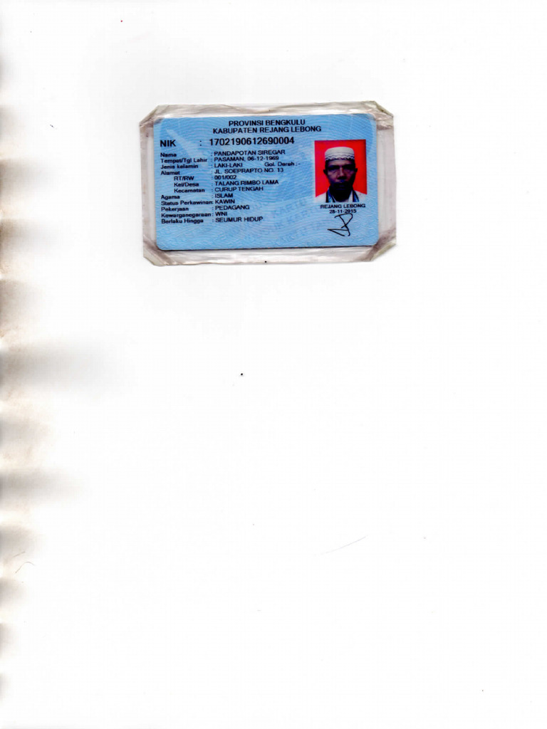 KTP Pandapotan | PDF