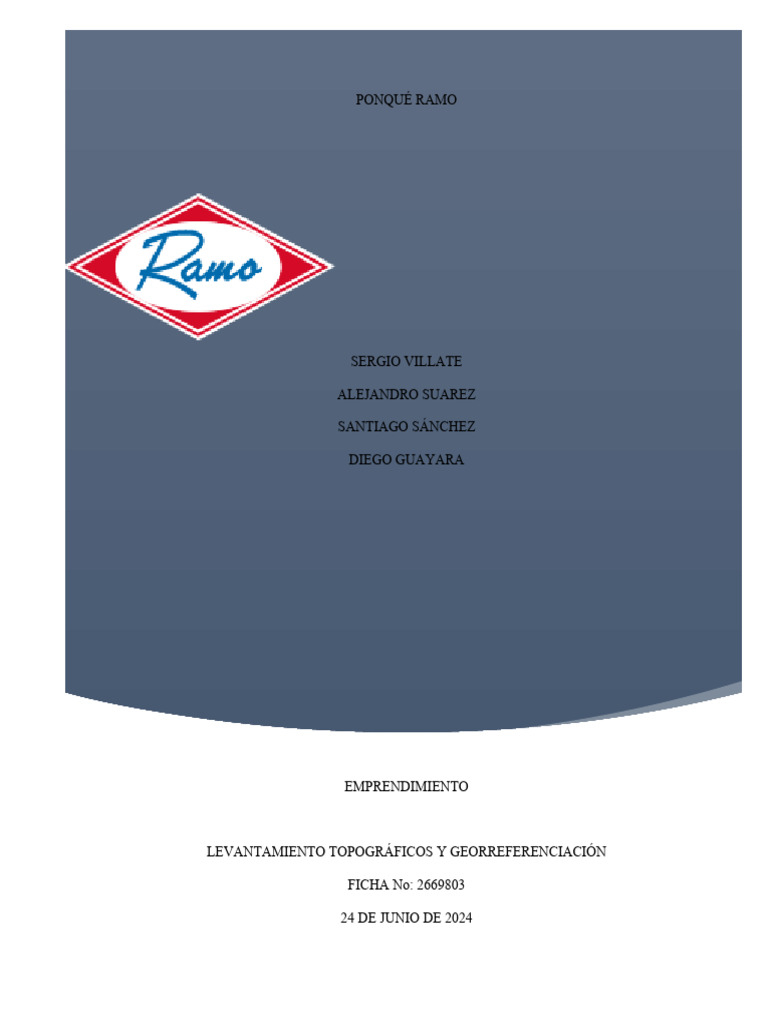 Ponqué Ramo | PDF | Iniciativa empresarial | Business