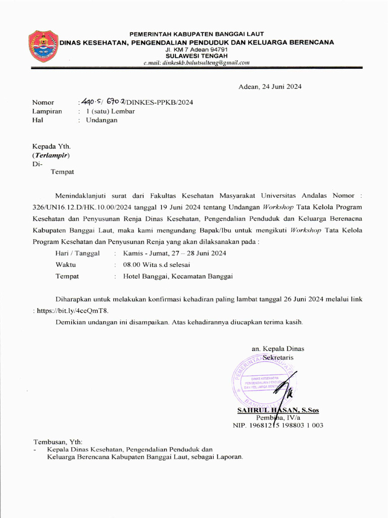 Undangan Workshop | PDF