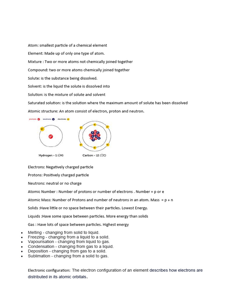 Chemistry Y9 Pdf