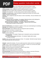 IGCSE Command Words | PDF