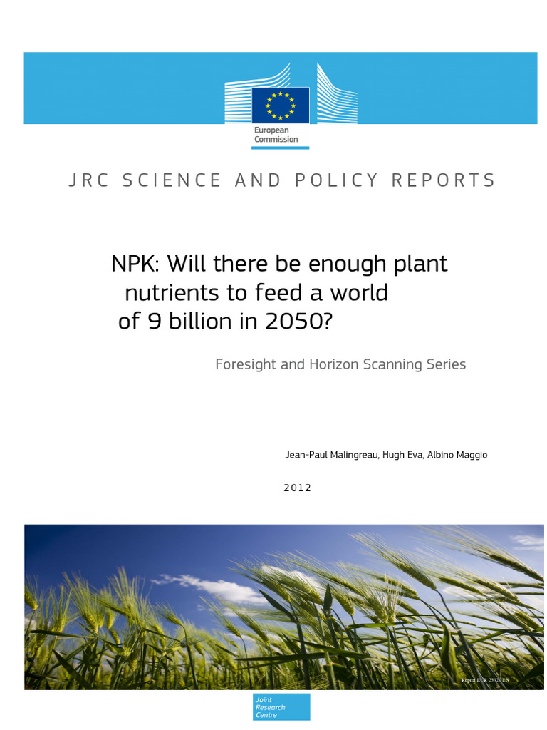 NPK Final Report - Publication Be PDF | PDF | Fertilizer | Agriculture