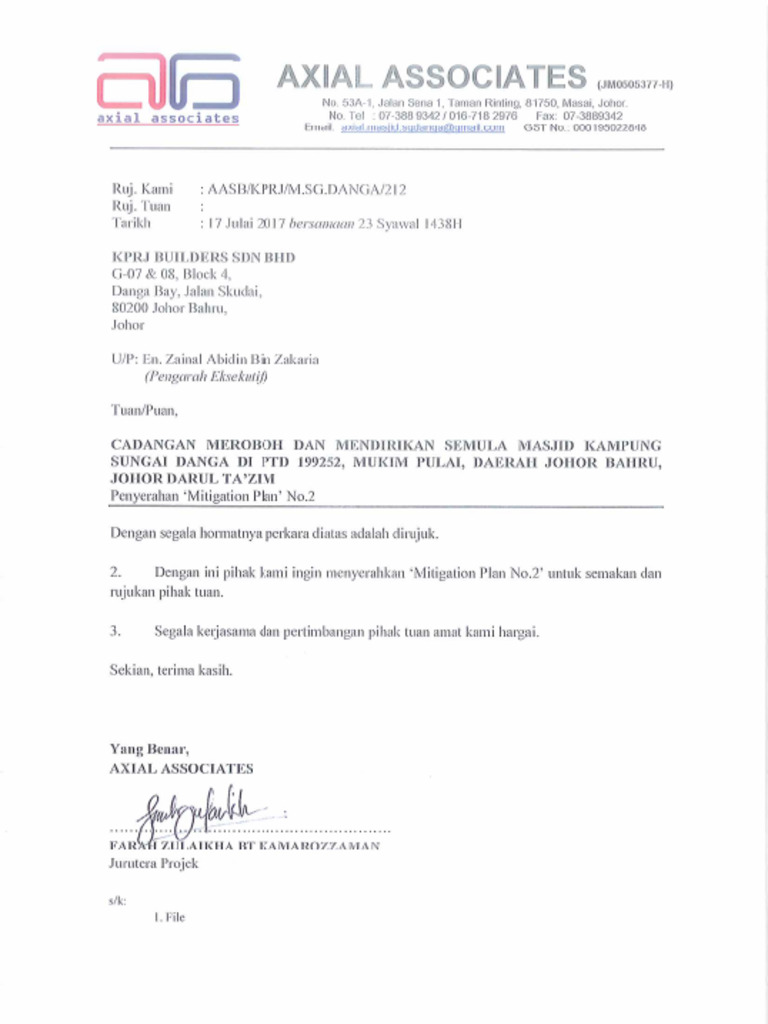 Mitigation Plan No.2 MKD | PDF