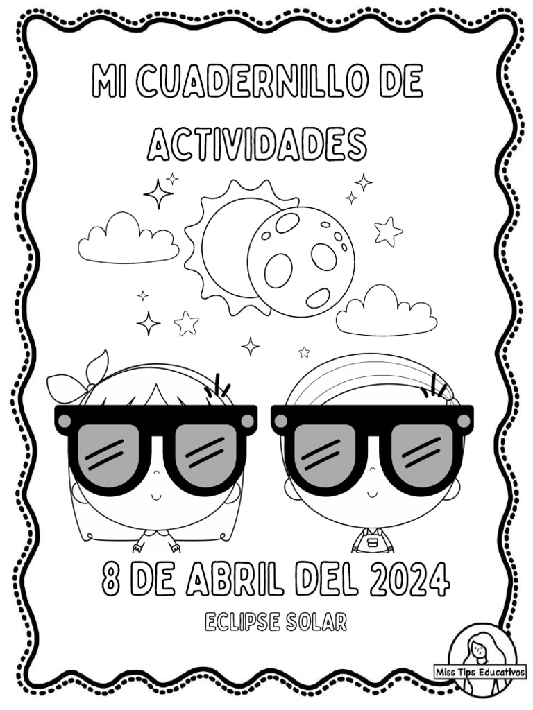 Cuadernillo de Actividades Eclipse Solar | PDF | Luna | Eclipse