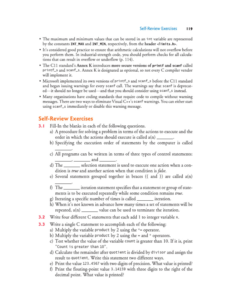 Chapter 3 Exercises - DD | PDF | Computer Programming | Computing