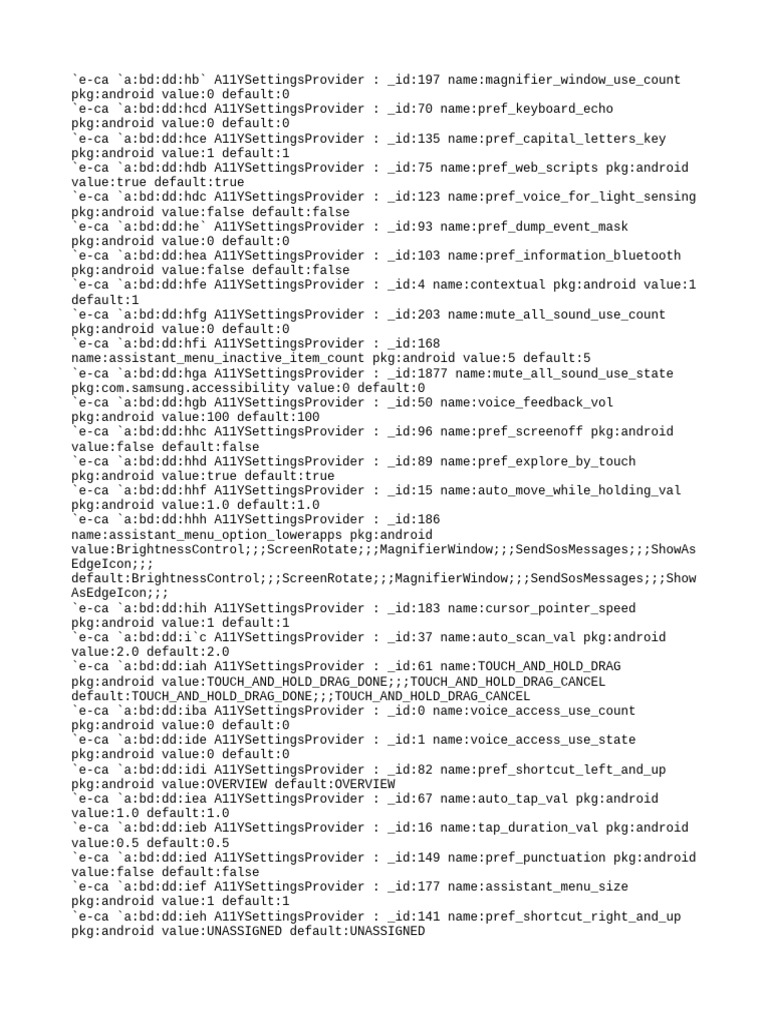 A11yprovider Log | PDF | Mobile Linux | Embedded Linux