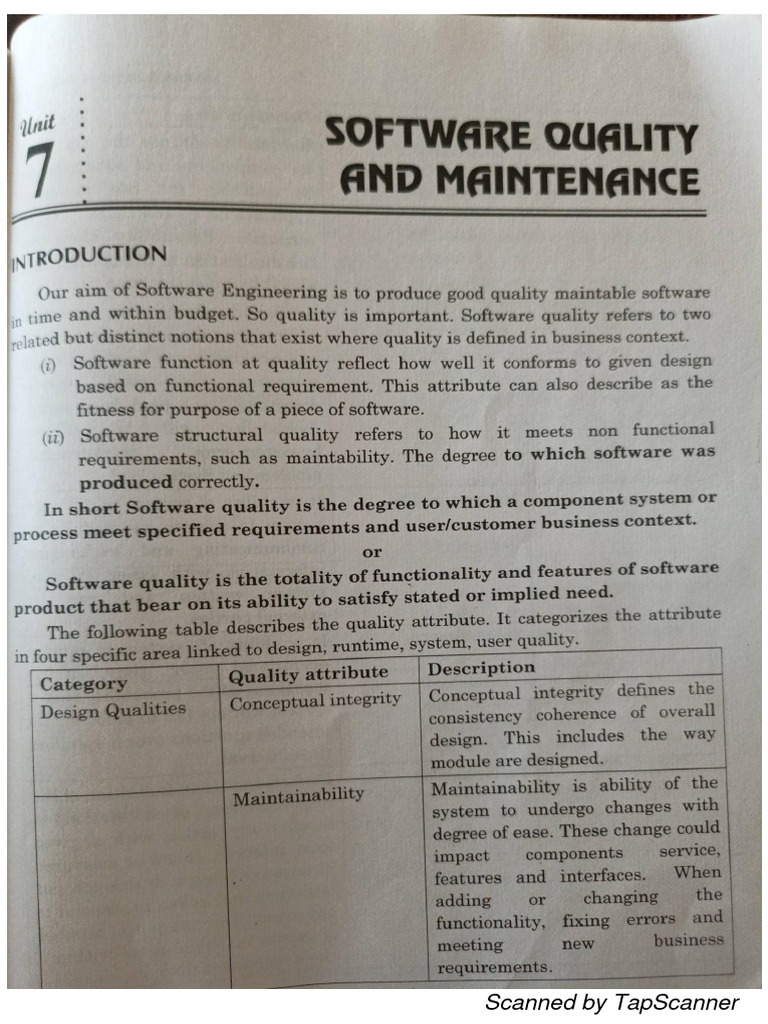 Unit5 Software Maintenance | PDF | Cooking, Food & Wine
