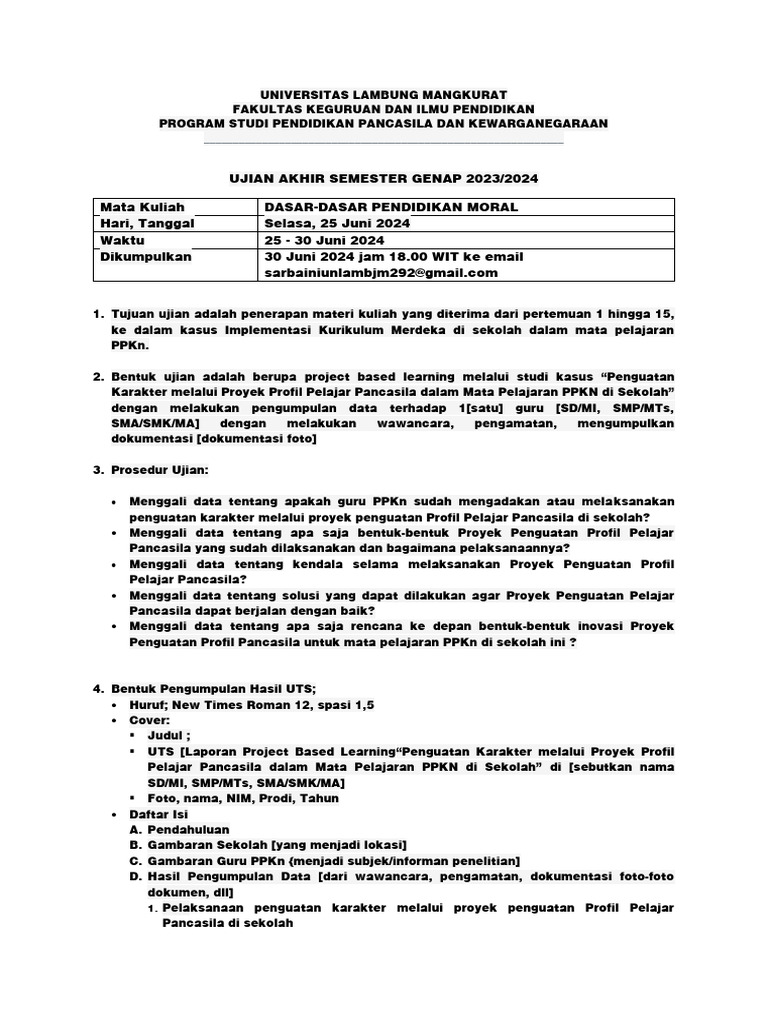 Uas DDPM 25062024 | PDF