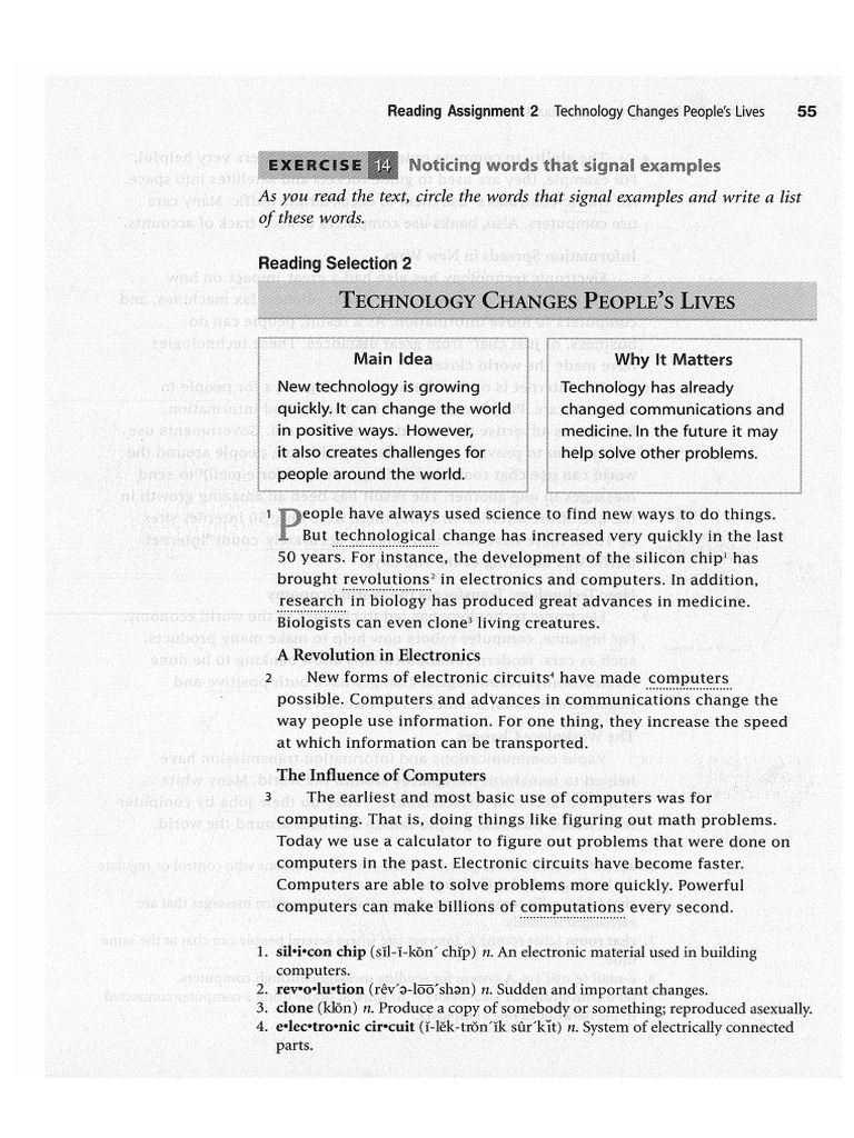 Reading Text Chapter 2 Reading Selection II | PDF