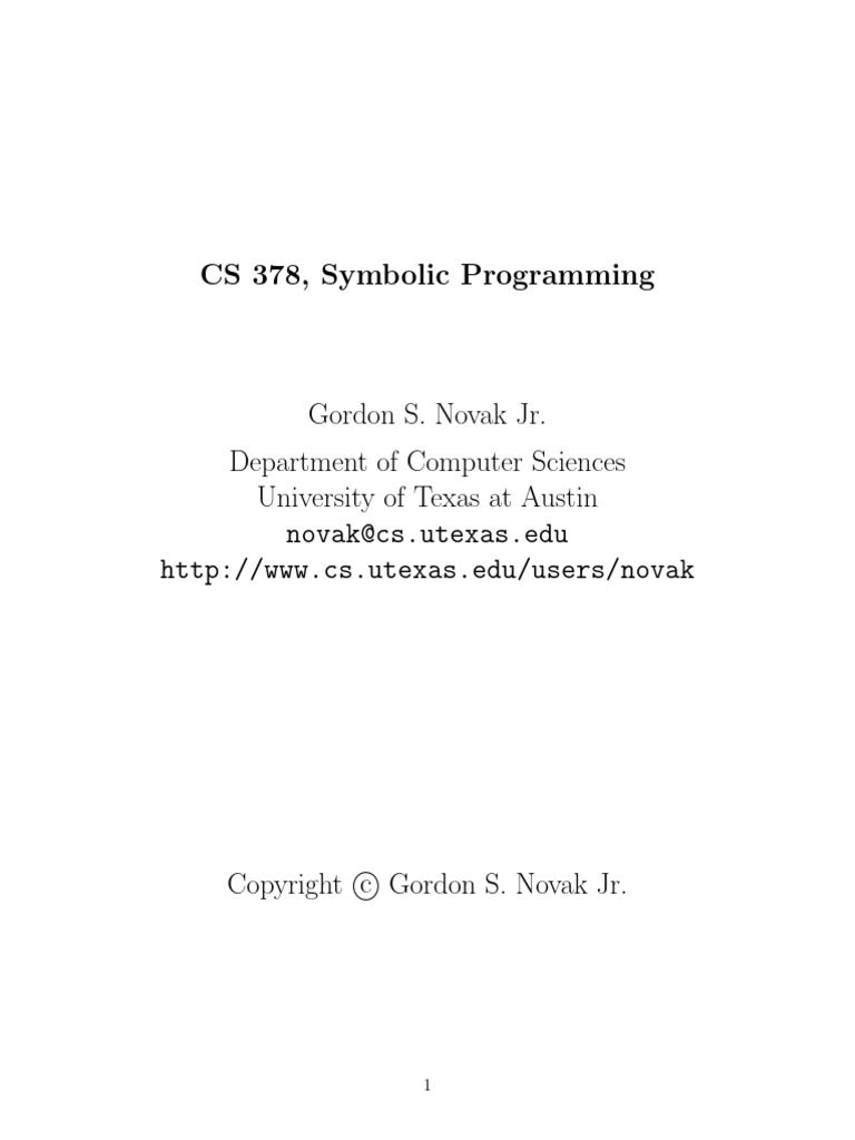 Cs 378 Pdf Functional Programming Computer Program 