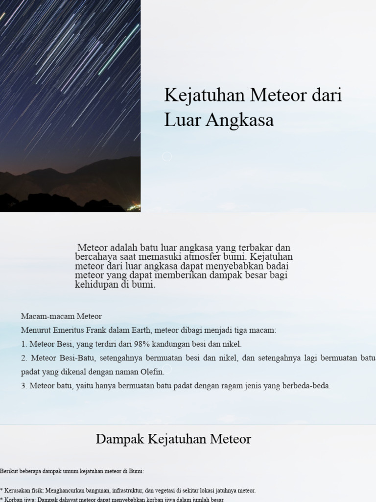 Kejatuhan-Meteor-dari-Luar-Angkasa.pptx_20240521_133242_0000 | PDF