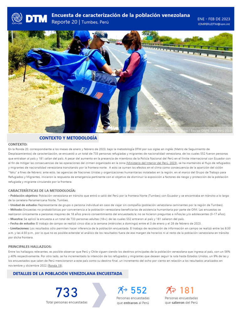 OIM - PERU - INTERAGC - DP2458 - DTM FMS 20 - Tumbes - ENE-FEB - 29may ...