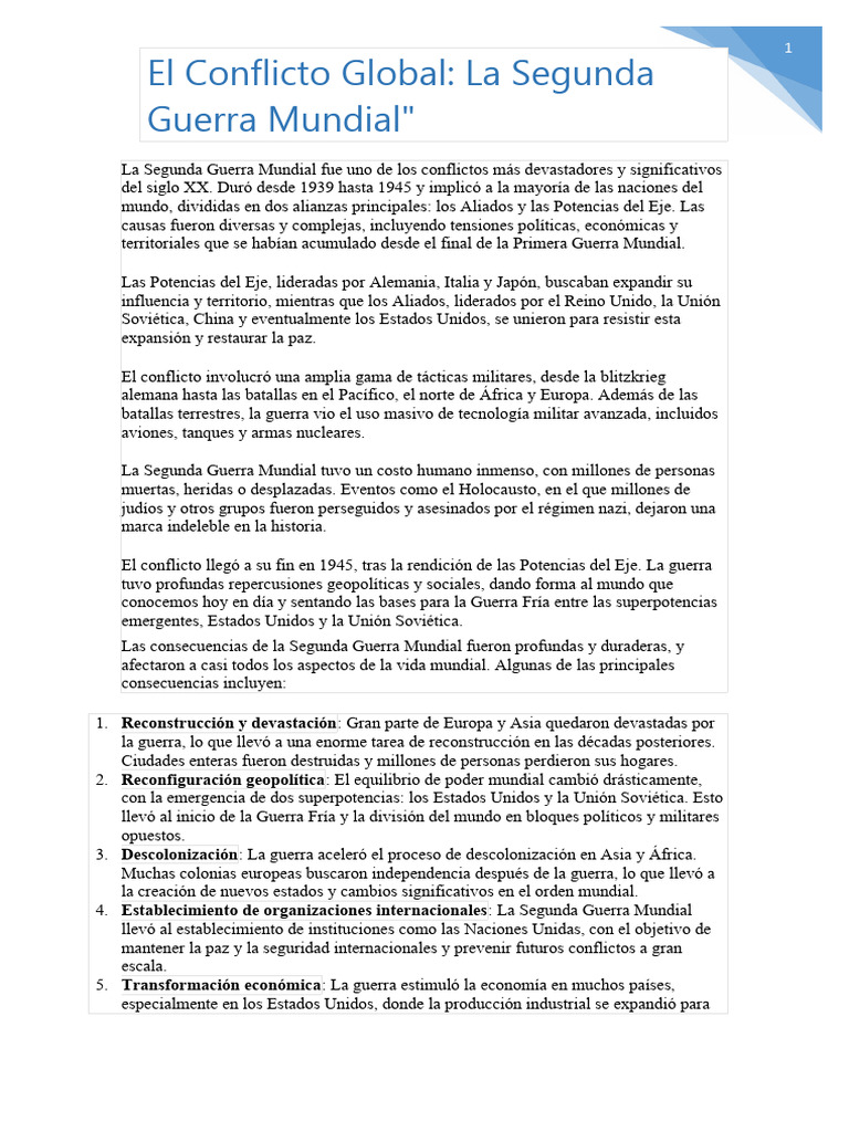 Guerra 2 | PDF | Segunda Guerra Mundial | Guerra Fría