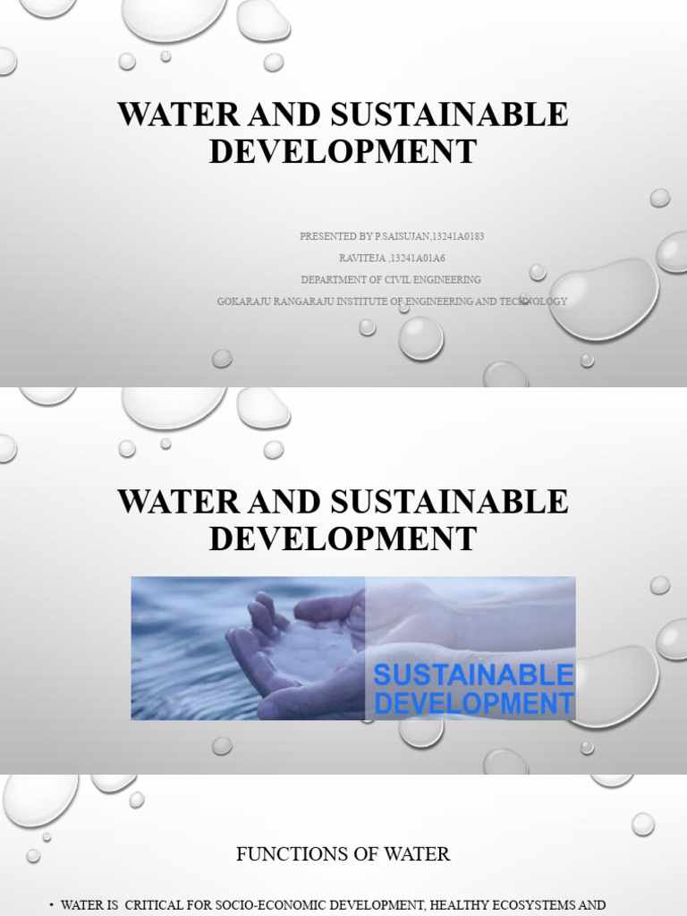 Water | PDF | Drinking Water | Water Resources