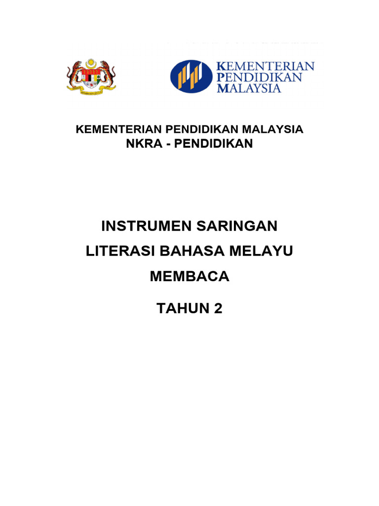 Instrumen Literasi Membaca | PDF | Seni & Disiplin Bahasa