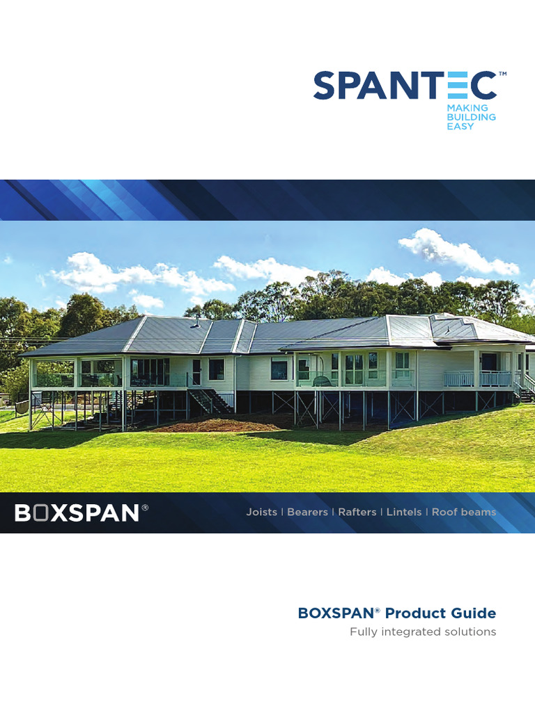 Spantec Product Guide | PDF | Beam (Structure) | Screw