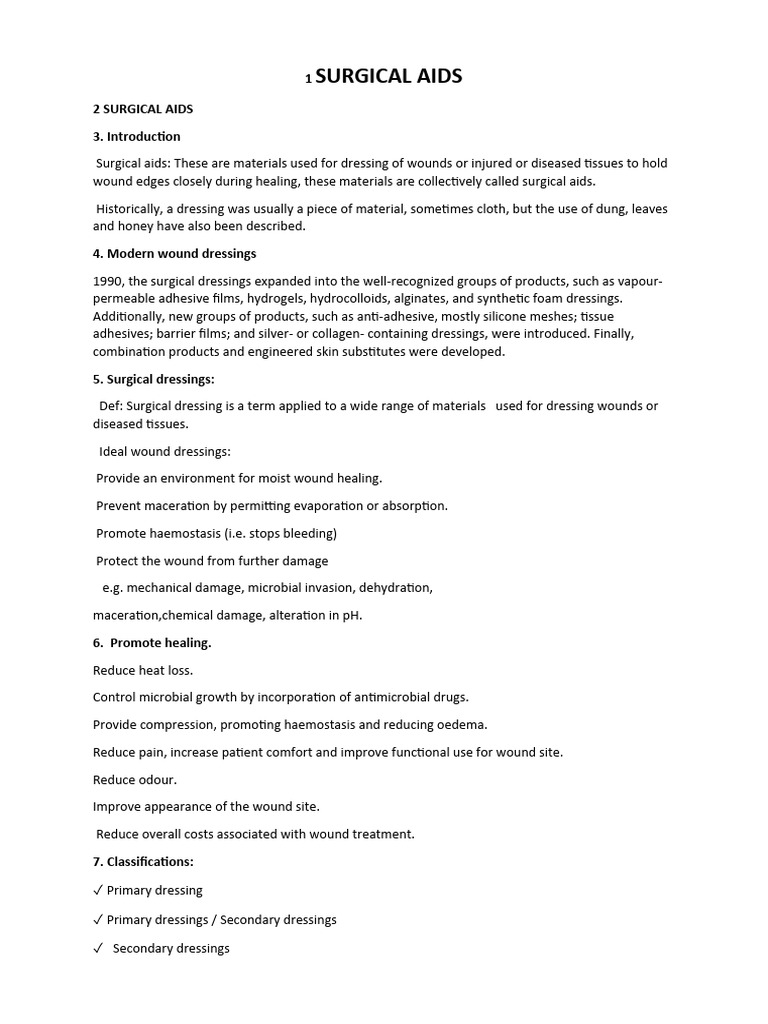 Surgical-Aid PPT in DOCs | PDF | Surgical Suture