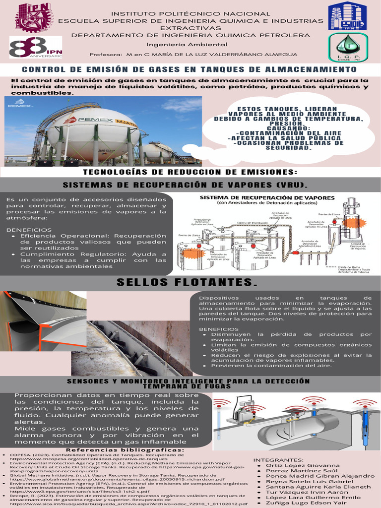 Control de Emisión de Gases en Tanques de Almacenamiento | PDF ...