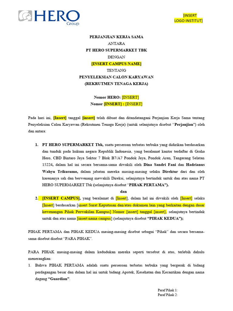 Template v4 - PKS HERO GUARDIAN Rekruitmen Tenaga Kerja | PDF