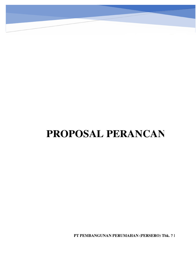 Proposal Perancangan 1 | PDF | Sains & Matematika | Komputer