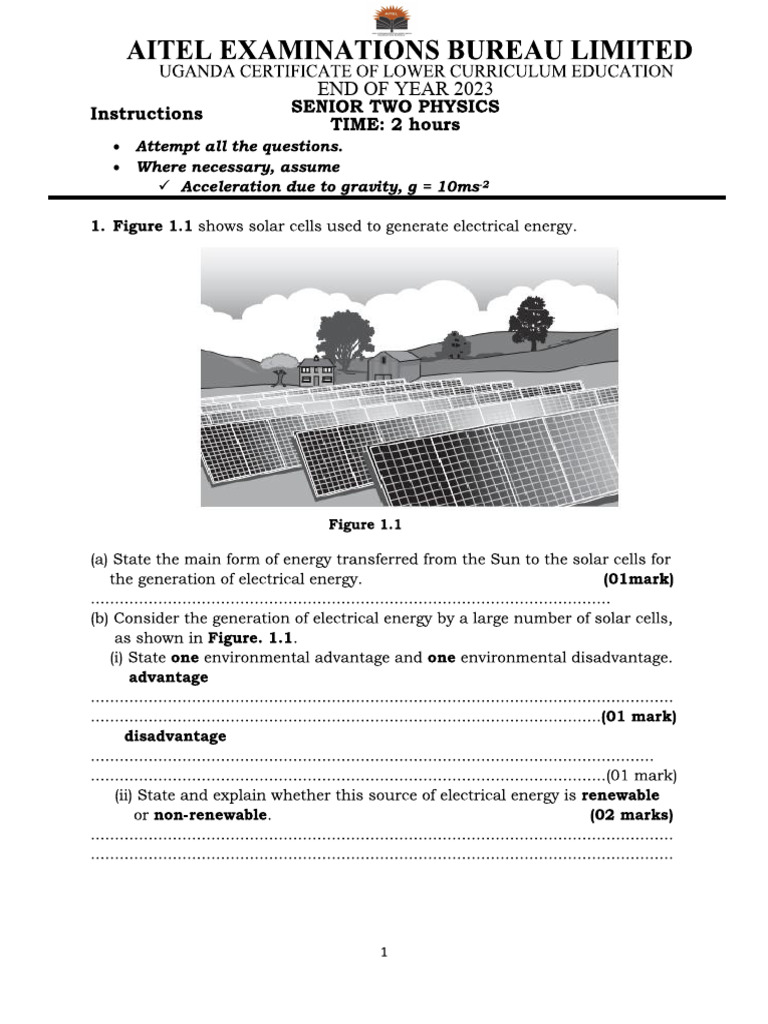 S.2 Physics | PDF | Force | Potential Energy