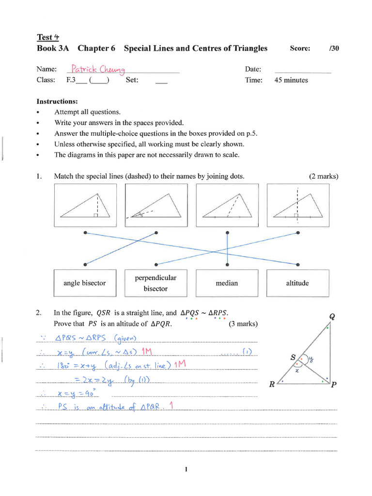 (3A-6) Test Sol | PDF