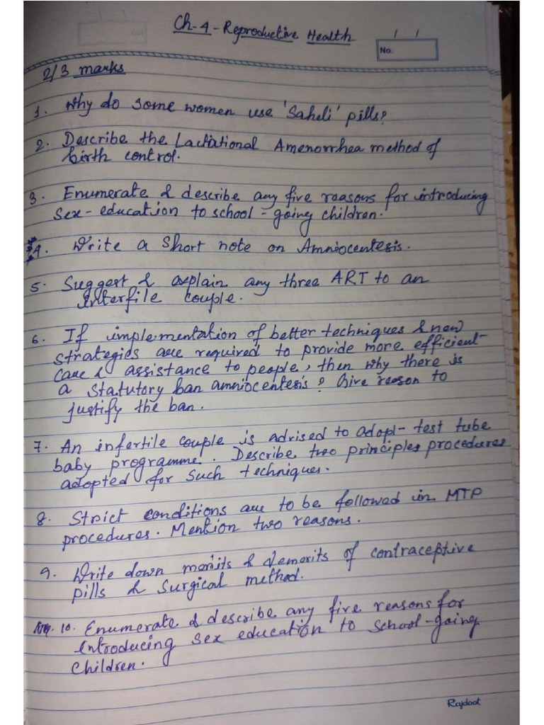 Reproductive Health Pdf