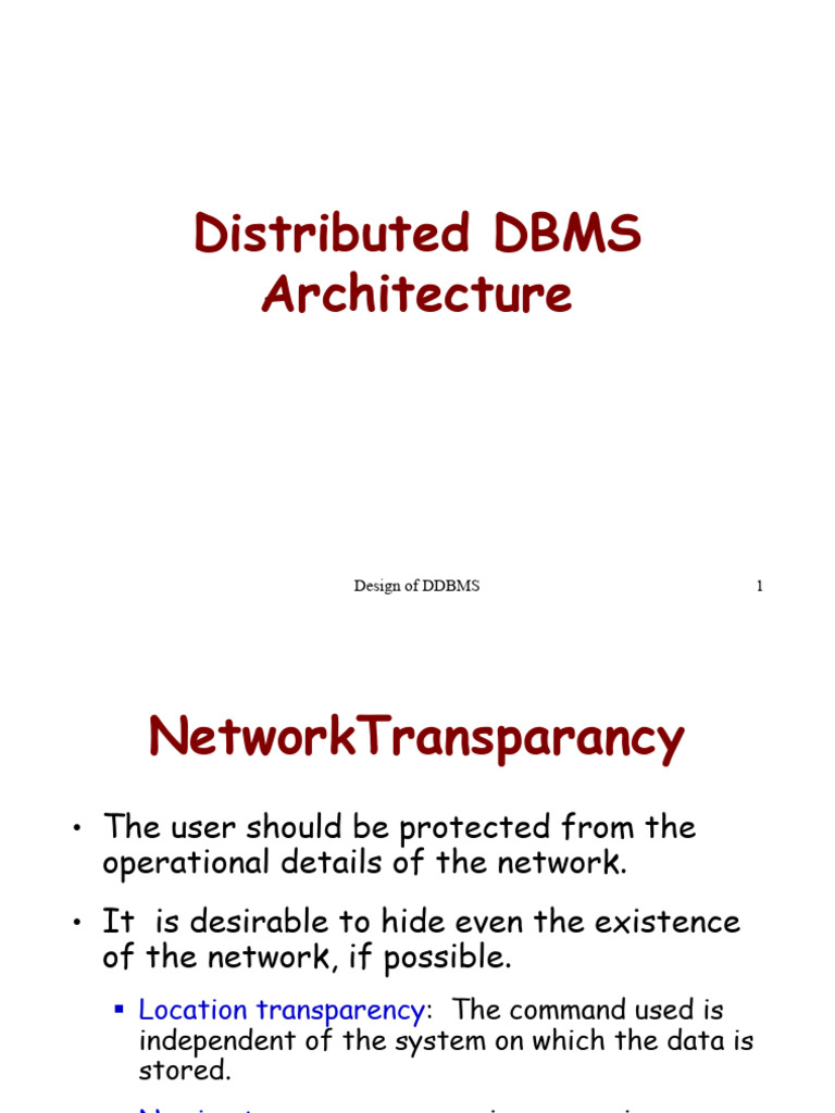 Chapter 2 - 9-15DDB Architecture | Download Free PDF | Databases | Conceptual Model
