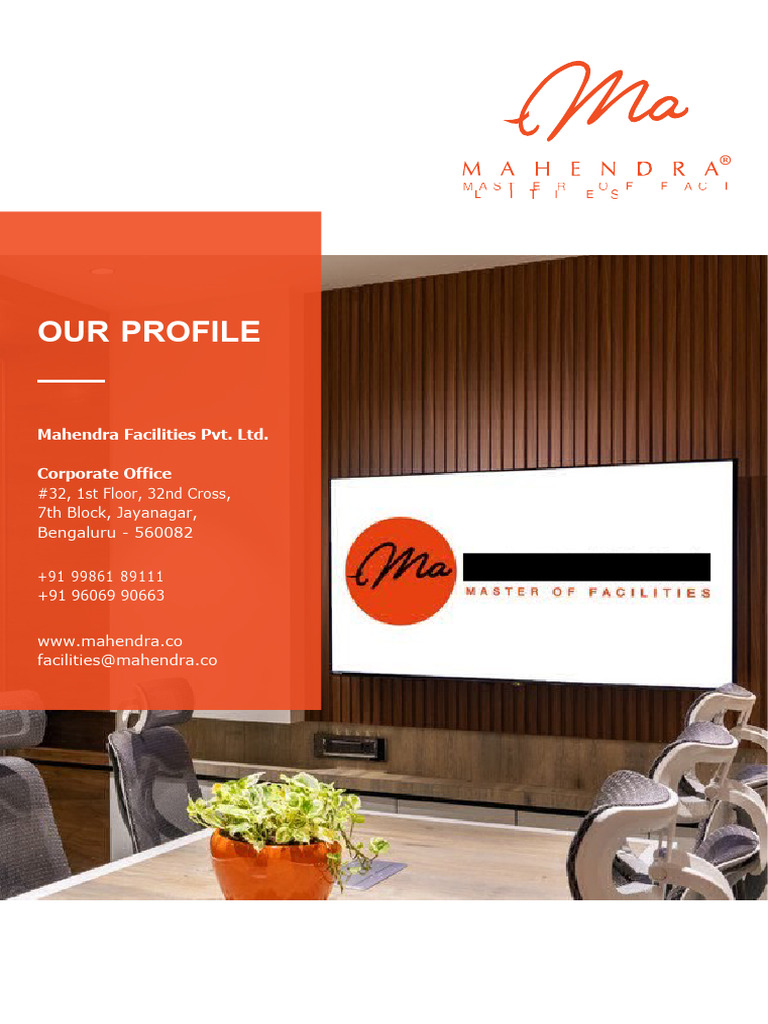 Our Profile: Mahendra Facilities Pvt. Ltd. Corporate Office | PDF ...