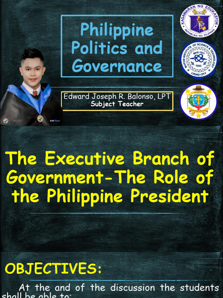The Executive Branch PPG G12 PDF | PDF | President Of The Philippines | World Politics