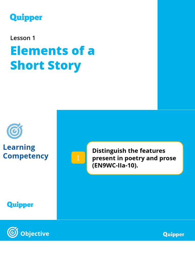Elements of a Short Story Explained | PDF | Narration | Plot (Narrative)