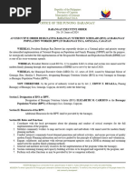 BARANGAY RESOLUTION Badac | PDF
