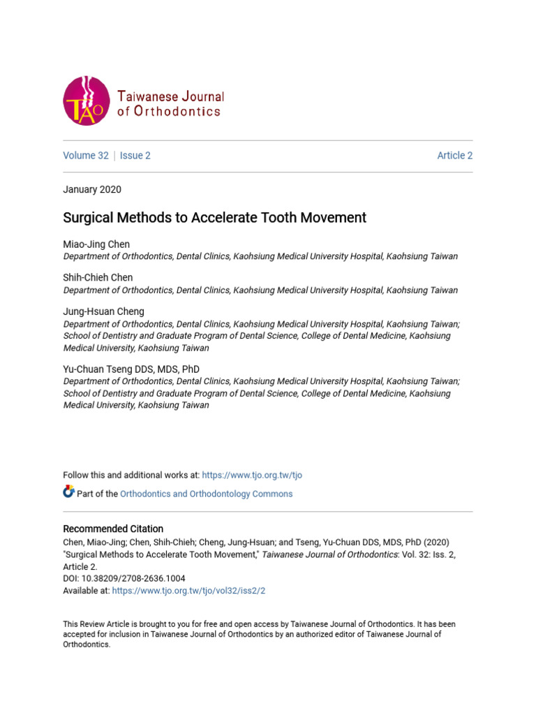 5 .Accelerated Orthodontics | PDF | Dentistry | Human Tooth